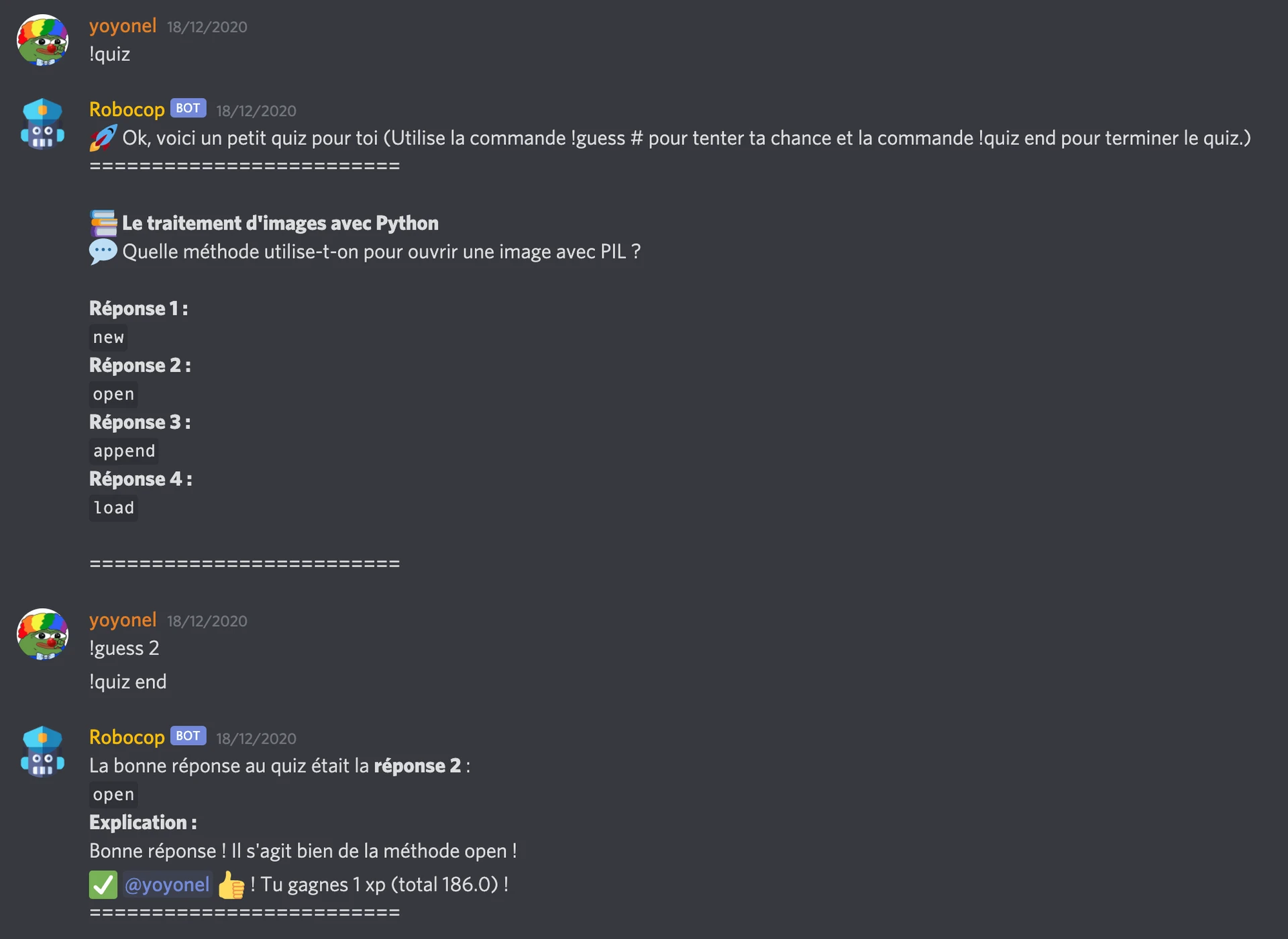 Créer un Bot Discord avec Python