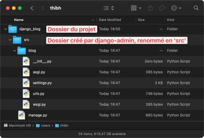 Créer un blog avec Django